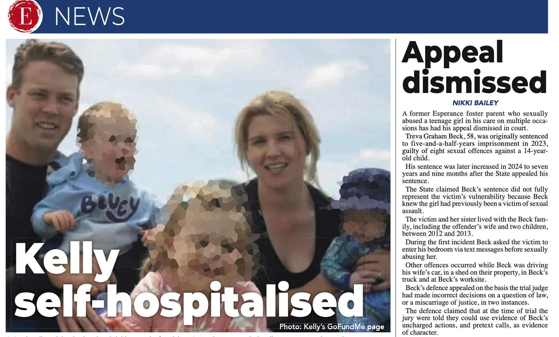Kelly case adjourned again | Esperance Weekender